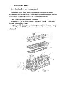 Mecanismul motor organe fixe ale mecanismului motor întreținere defecte ...