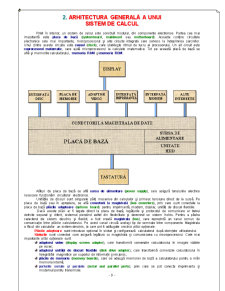 Structura și Funcționarea unui PC | Proiect [DOC]