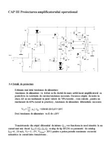 Oscilator RC cu Punte Wien | Proiect [DOC]
