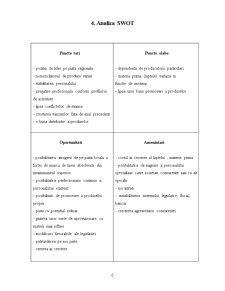 Analiza Swot și Modelul Porter SC Prodlacta SA | Proiect [DOC]