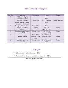 Research Proposal - Milka | Proiect [DOC]