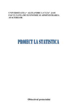 Proiect Statistică | Proiect [DOC]