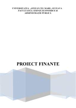 Aplicații Finanțe | Proiect [DOC]