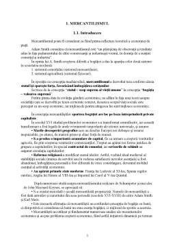 Mercantilismul | Referat [DOC]