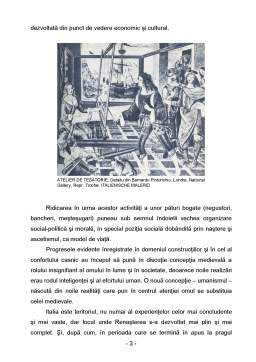 Renașterea în Italia | Referat [DOC]