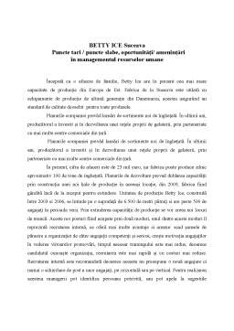 Puncte Tari Puncte Slabe Oportunități Amenințări în Managementul ...