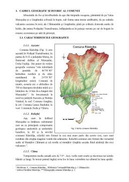 Turism Durabil - Răstolița | Proiect [DOCX]
