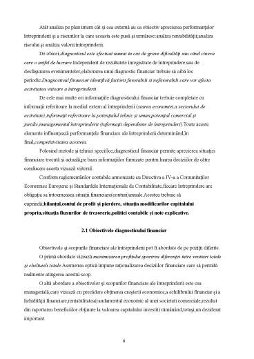 Diagnosticul Financiar | Referat [DOC]