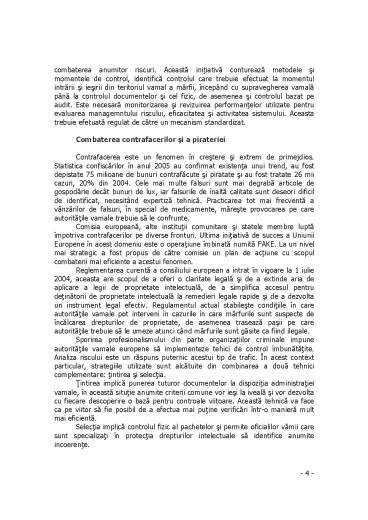 Controlul Vamal în Uniunea Europeană | Referat [DOC]