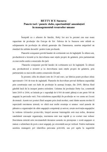 Puncte Tari Puncte Slabe Oportunități Amenințări în Managementul ...