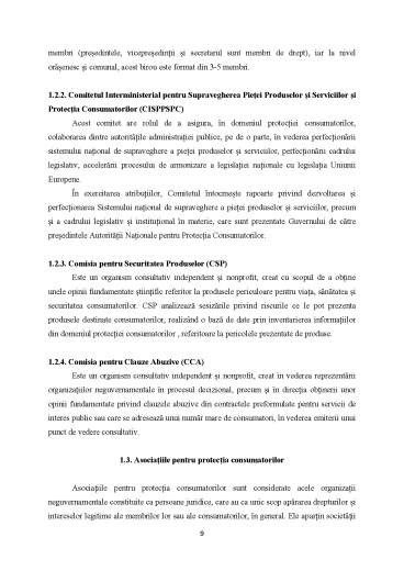 Cadrul Administrativ Privind Protecția Consumatorului în România | Proiect [PDF]