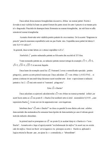 Pătrate și Rădăcini Pătrate | Referat [DOCX]