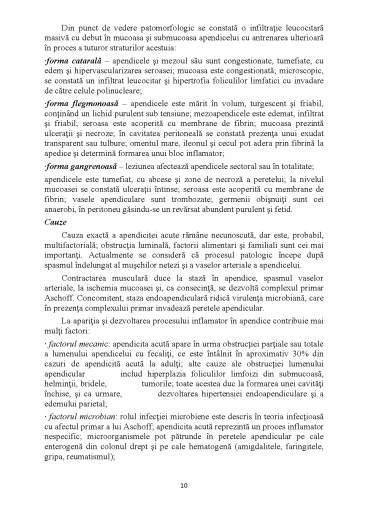 Îngrijirea Bolnavului cu Apendicită Acută | Proiect [DOCX]