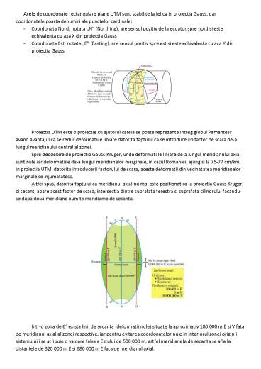 Proiecție UTM | Referat [PDF]