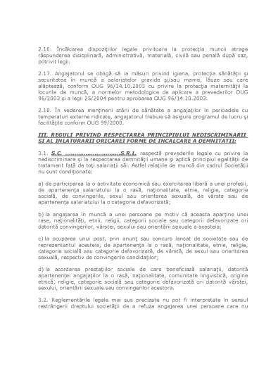 Regulament Intern | Proiect [DOC]