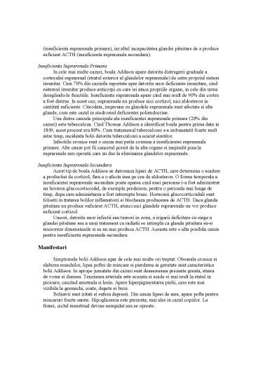 Boala Addison | Referat [DOC]