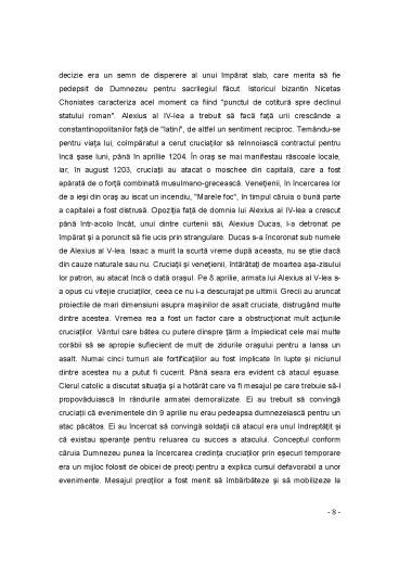 Cruciada a 4 a | Referat [DOC]