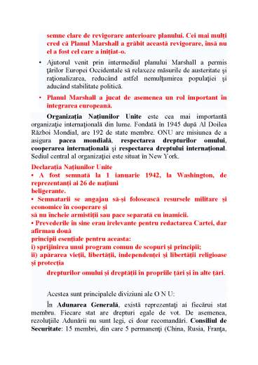Planul Marshall | Referat [DOC]