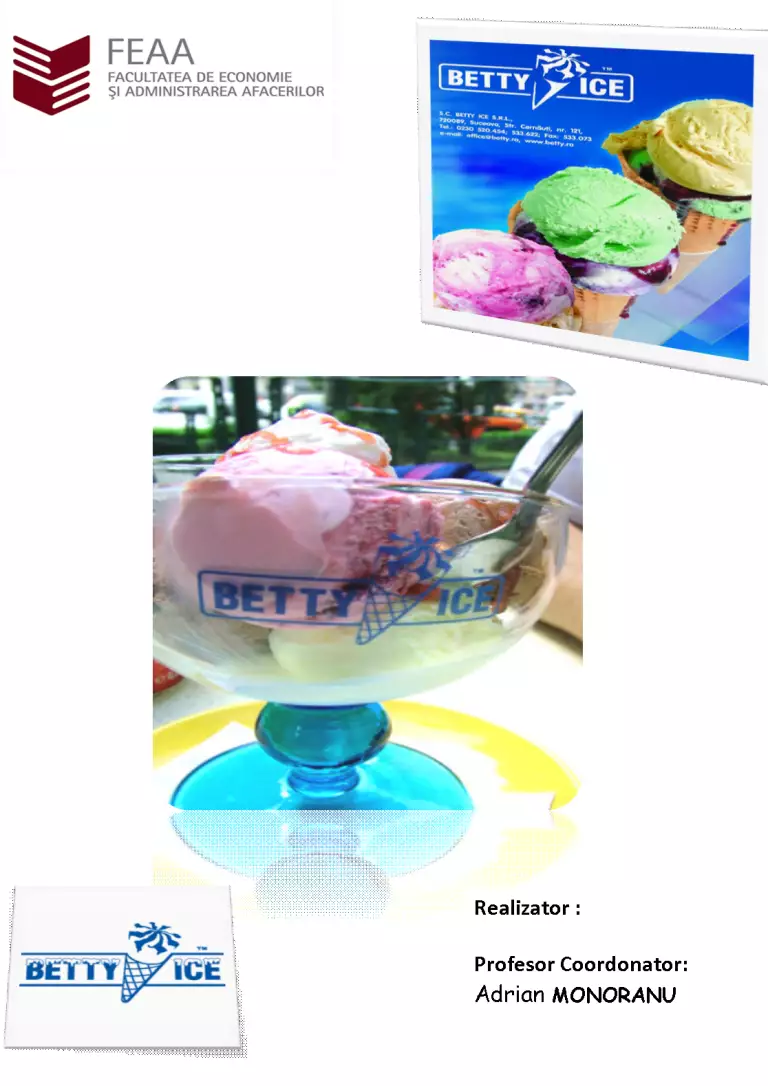 Tehnici promoționale - marca Betty Ice - Referat - Marketing #100788 ...