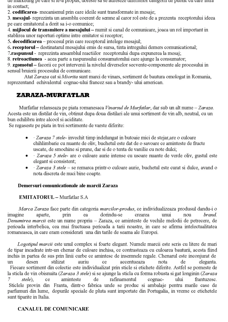 Reclama ca proces de comunicare - Proiect - Comunicare #102297 | RegieLive