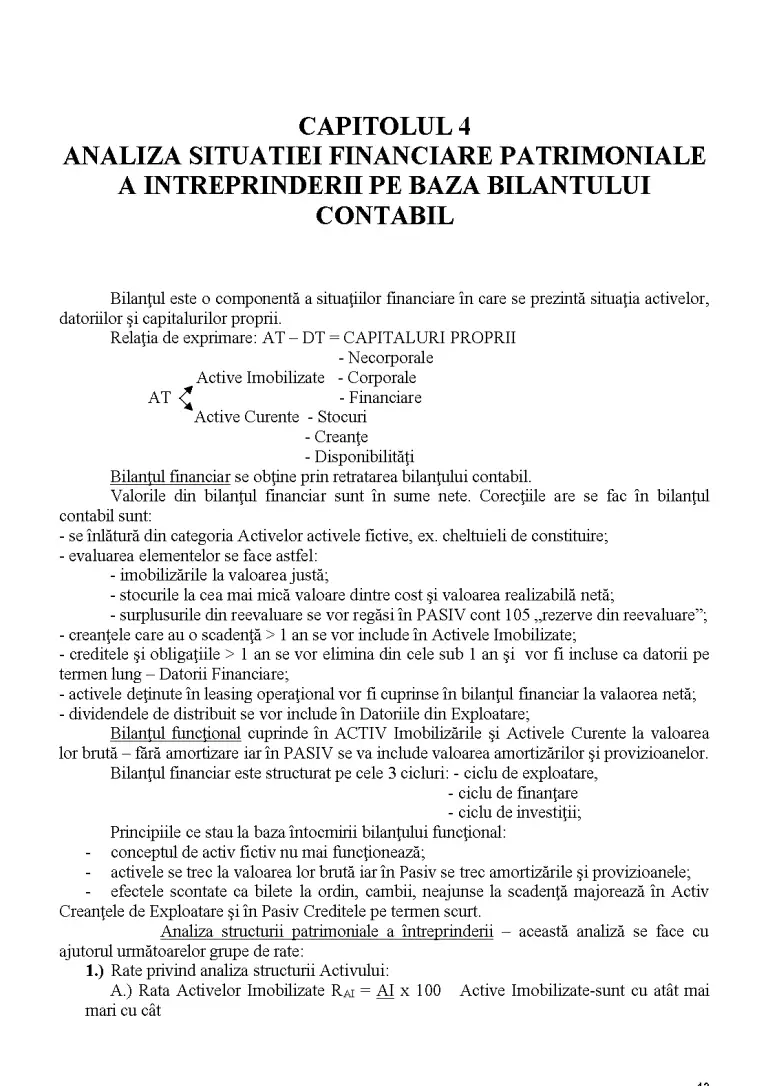 Analiza raportului de evaluare a rentabilității - Referat ...