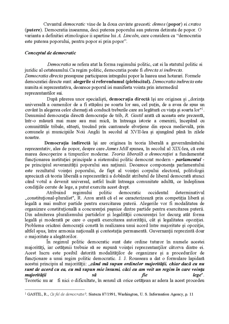 Regimurile Politice - Referat - Științe Politice #110861 | RegieLive