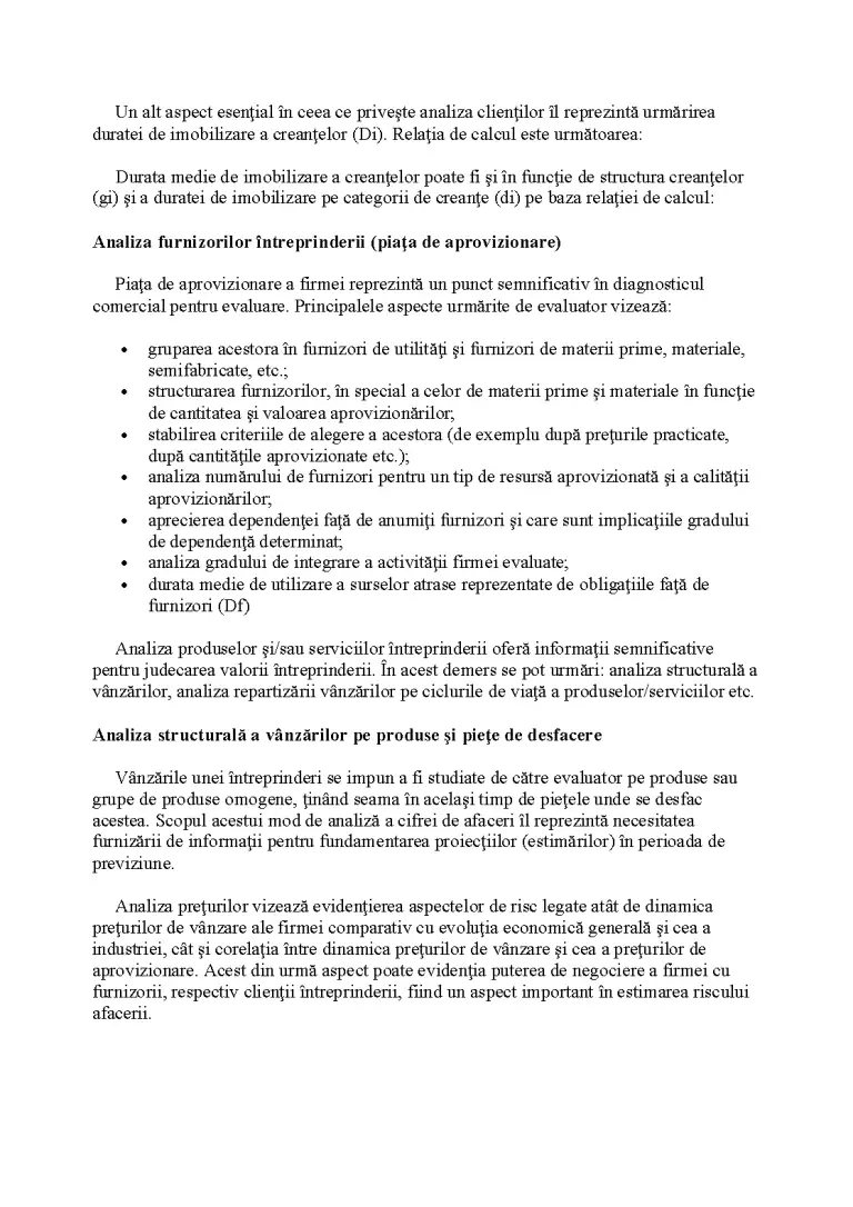 Diagnosticul Întreprinderii - Proiect - Economie #113401 | RegieLive
