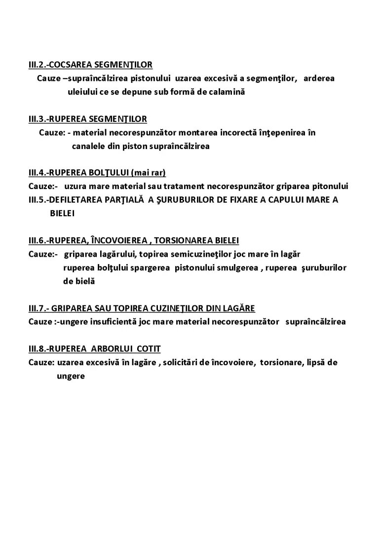 Blocul Motor la Autoturisme - Referat - Mecanică #114843 | RegieLive