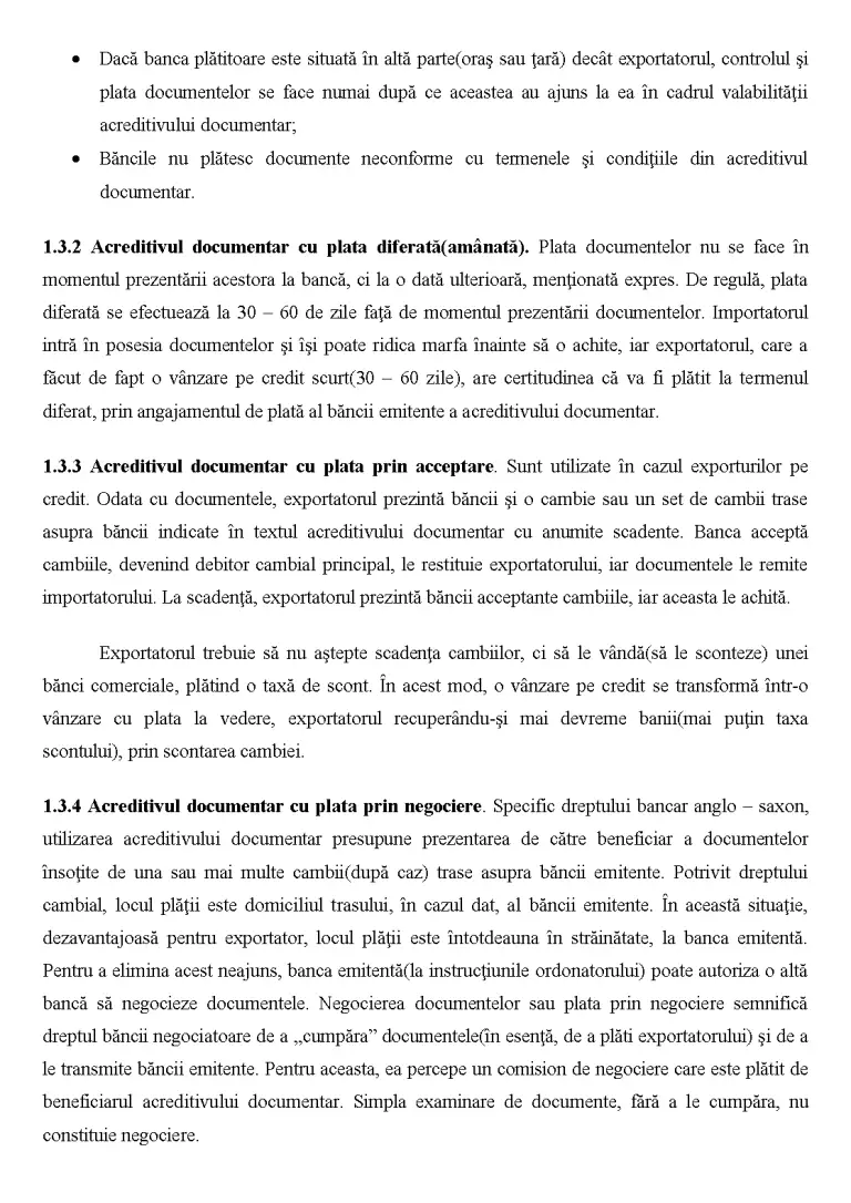 Acreditivul Documentar - Studiu de Caz: Proiect [DOC] - Economie