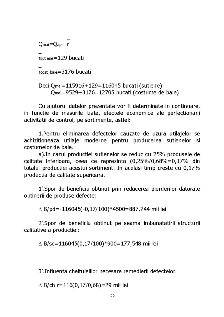 Managementul calității și controlului tehnic de calitate - Proiect ...