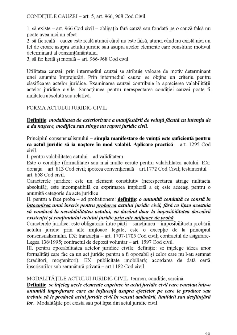 Drept civil - parte generală - Curs - Drept Civil #121766 | RegieLive
