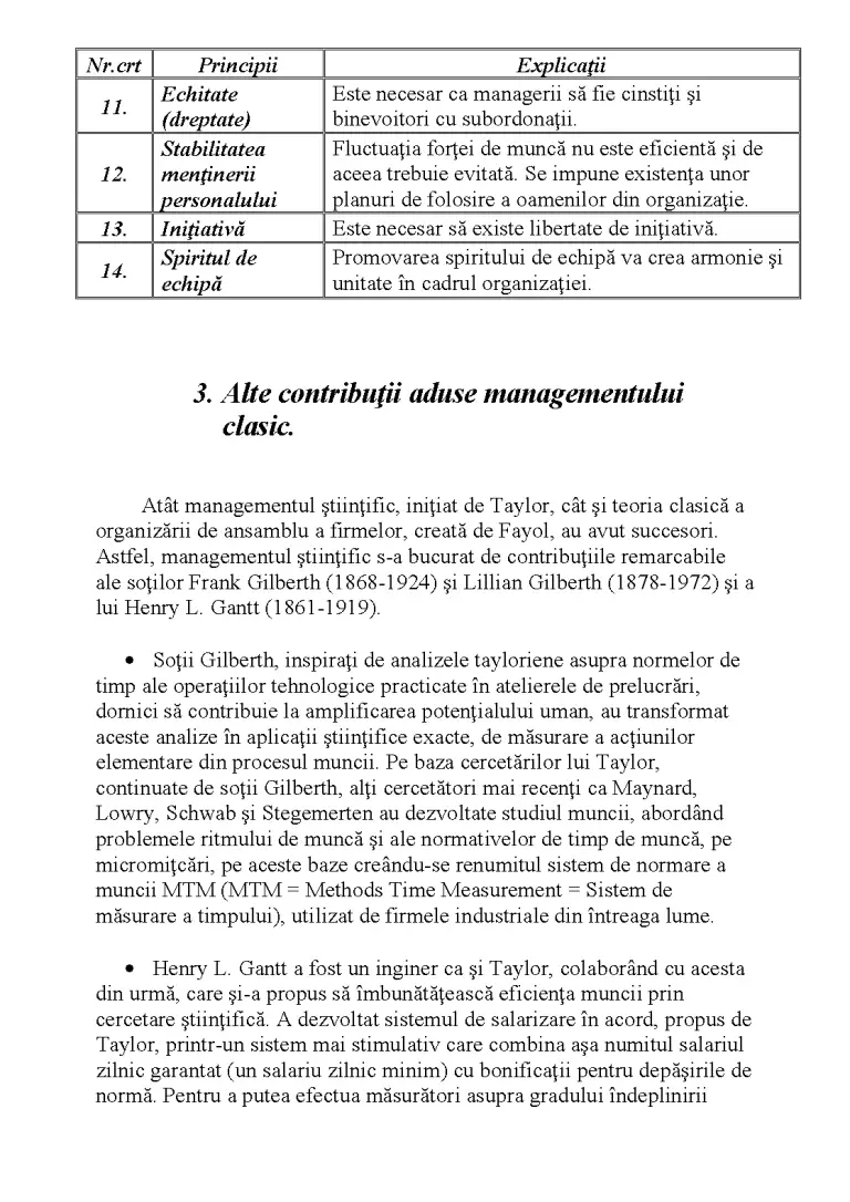 Contribuția lui F.W.Taylor la fundamentarea managementului clasic ...