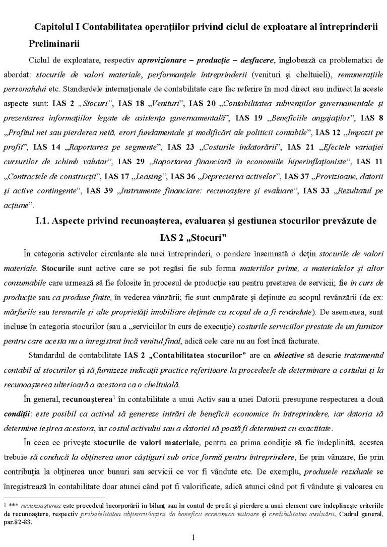 Contabilitate financiară -1- - Curs - Contabilitate #12508 | RegieLive