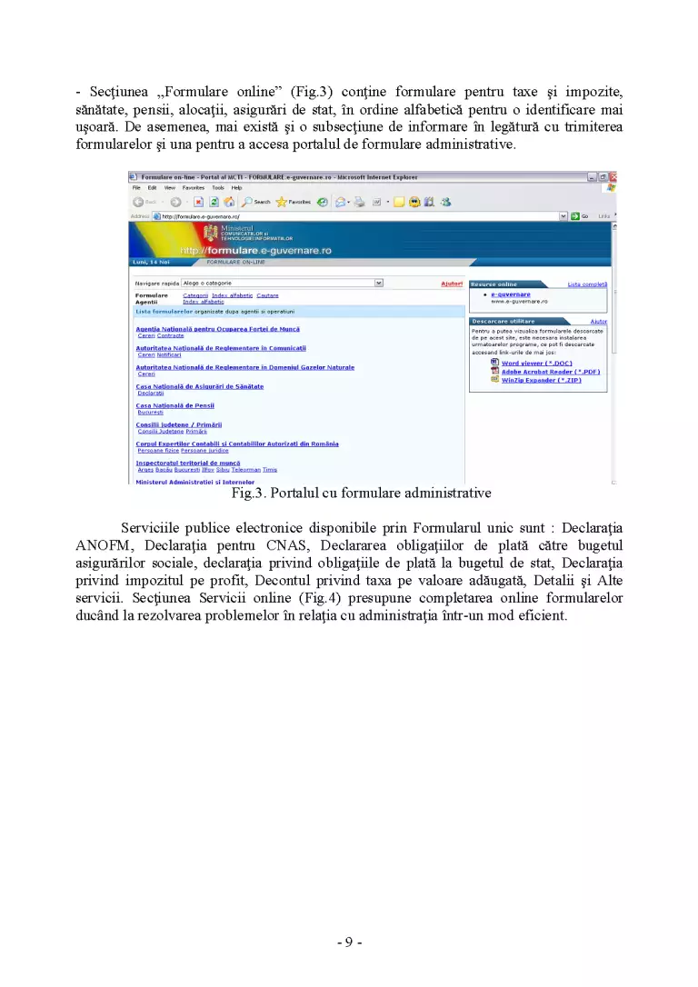 E-Guvernarea - Referat - Știința Administrației #126830 | RegieLive