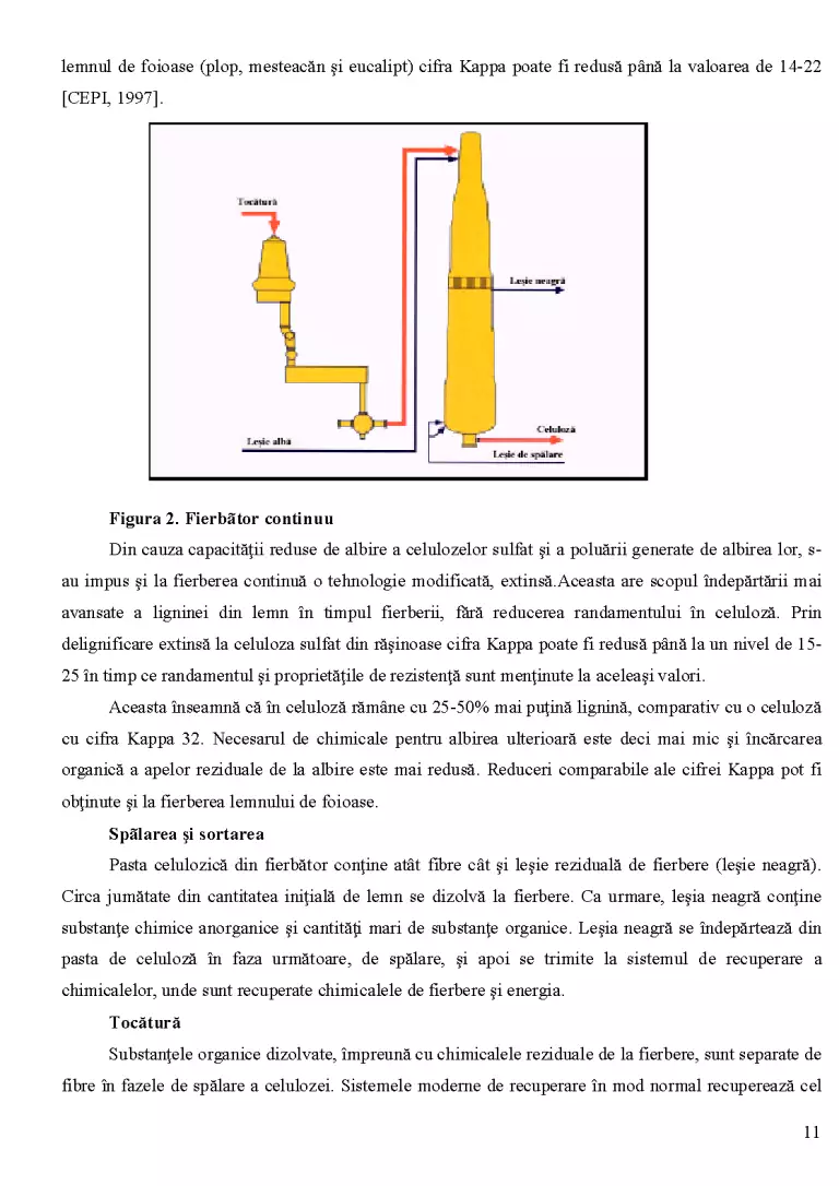 Fabricarea Celulozei prin Procedeul Sulfat și Sulfit - Referat - Chimie ...