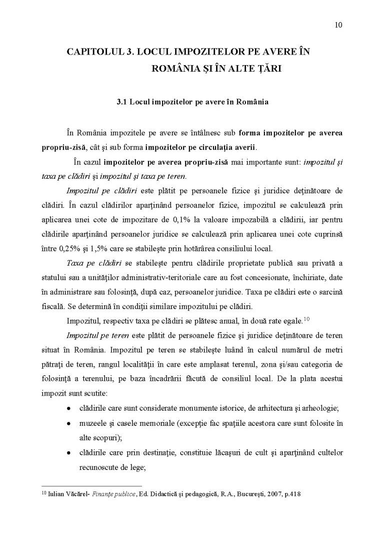 Rolul și Locul Impozitelor pe Avere în Sistemele Moderne de Impozite ...