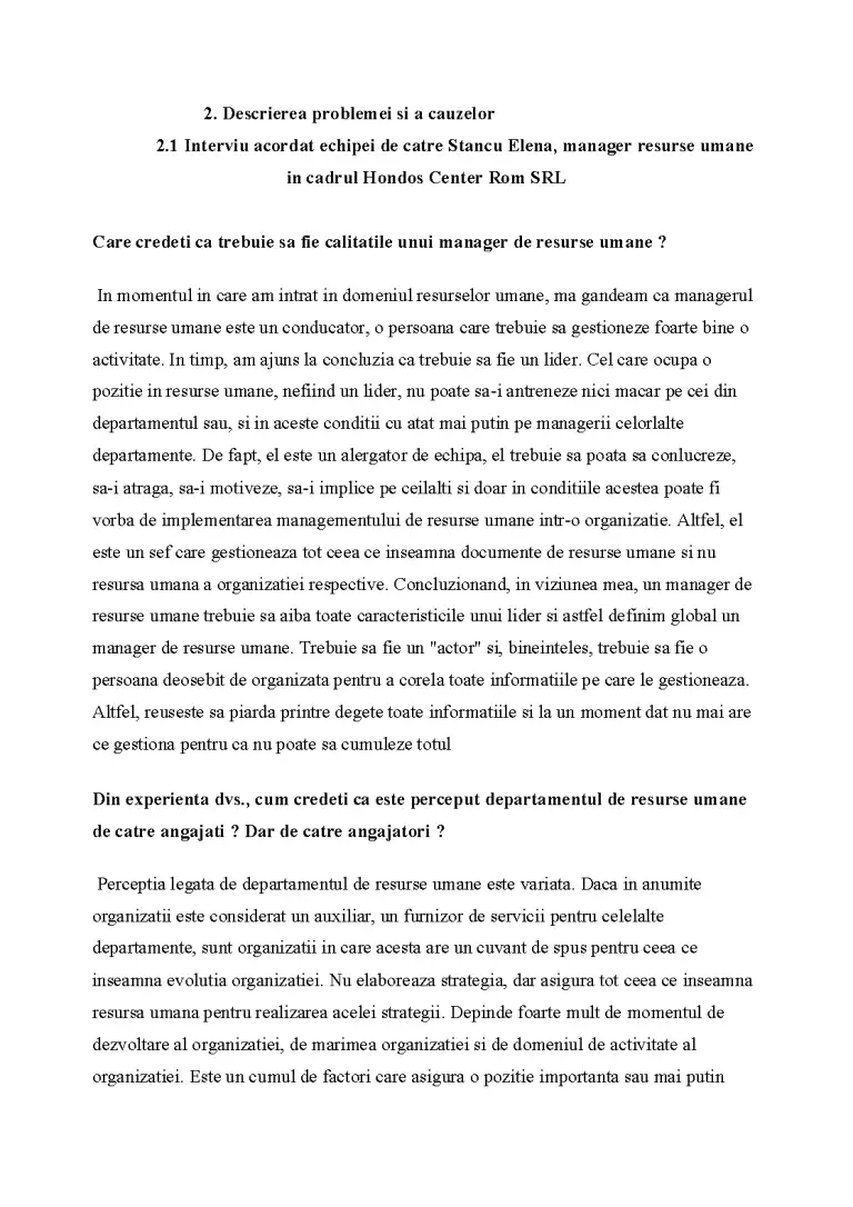 Motivarea personalului la o întreprindere - Referat - Economie #140145 ...