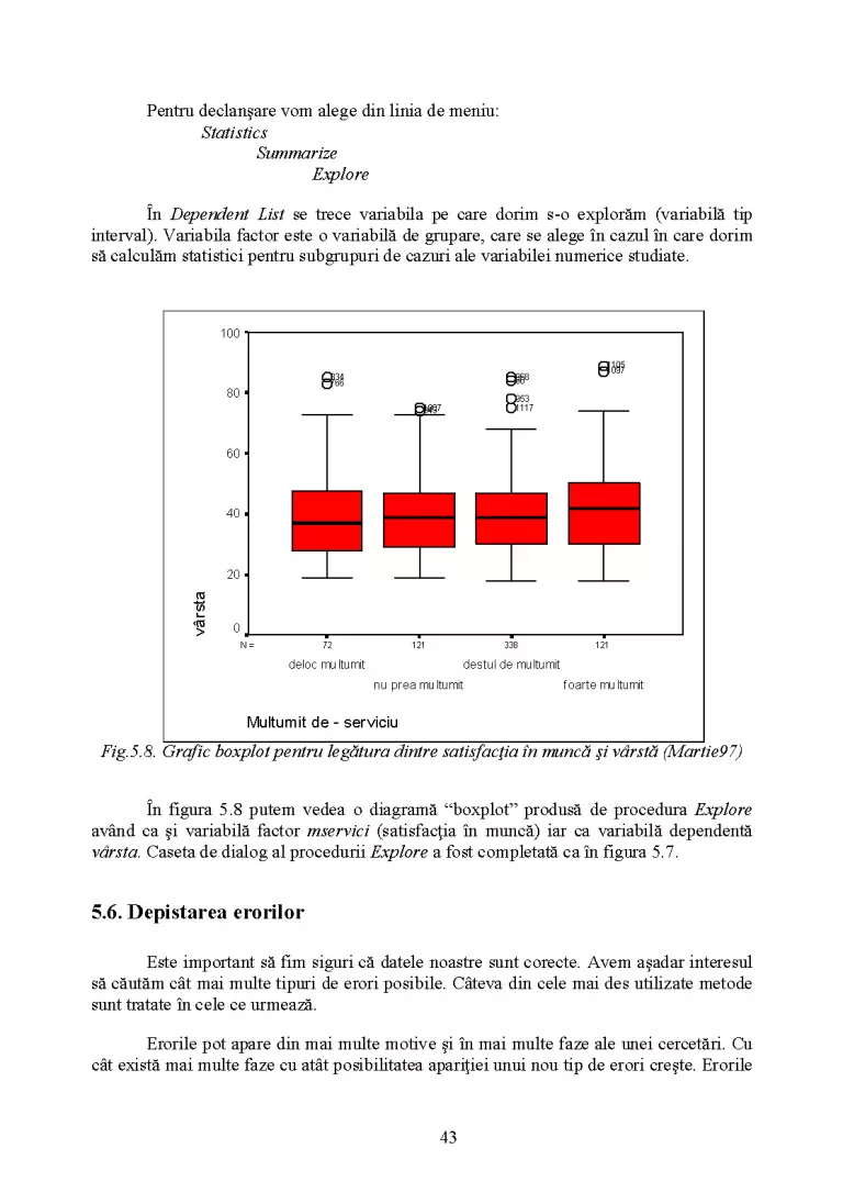Proiectarea și analiza bazelor de date SPSS - Curs - Statistică #142397 ...