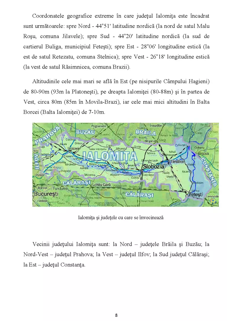 Caracterizarea pedogeografică a județului Ialomița - Proiect ...