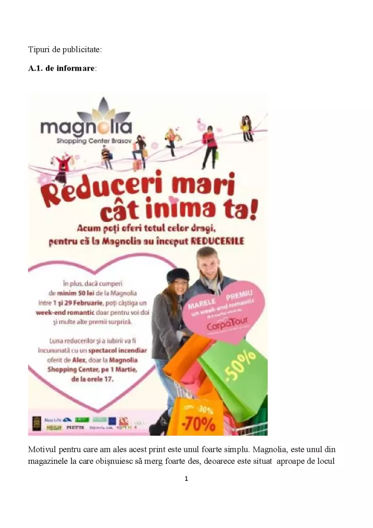 Publicitate și Advertising 3 - Proiect - Comunicare #145575 | RegieLive
