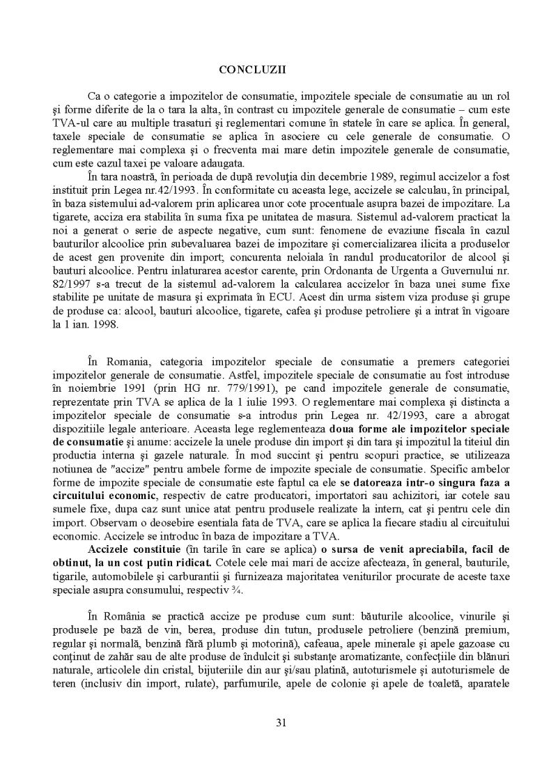 Accize și alte Taxe Speciale - Proiect - Economie #150486 | RegieLive