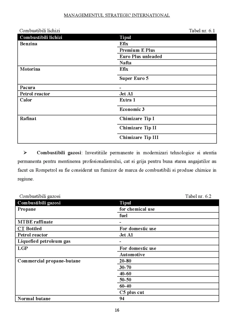 Managementul strategic internațional Rompetrol - Proiect - Management ...