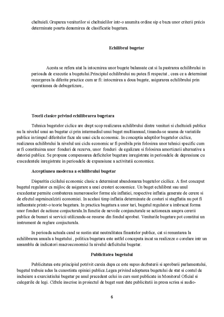 Bugetul de stat - Referat - Economie #152248 | RegieLive