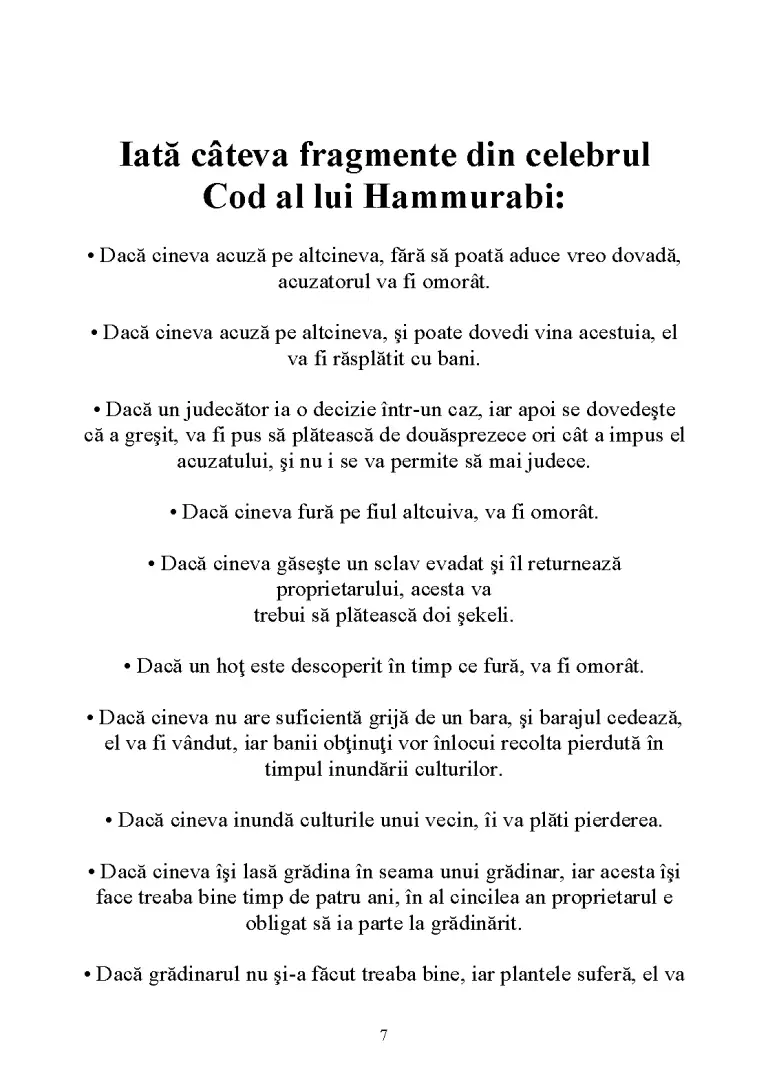 Codul lui Hammurabi - Proiect - Economie #154901 | RegieLive