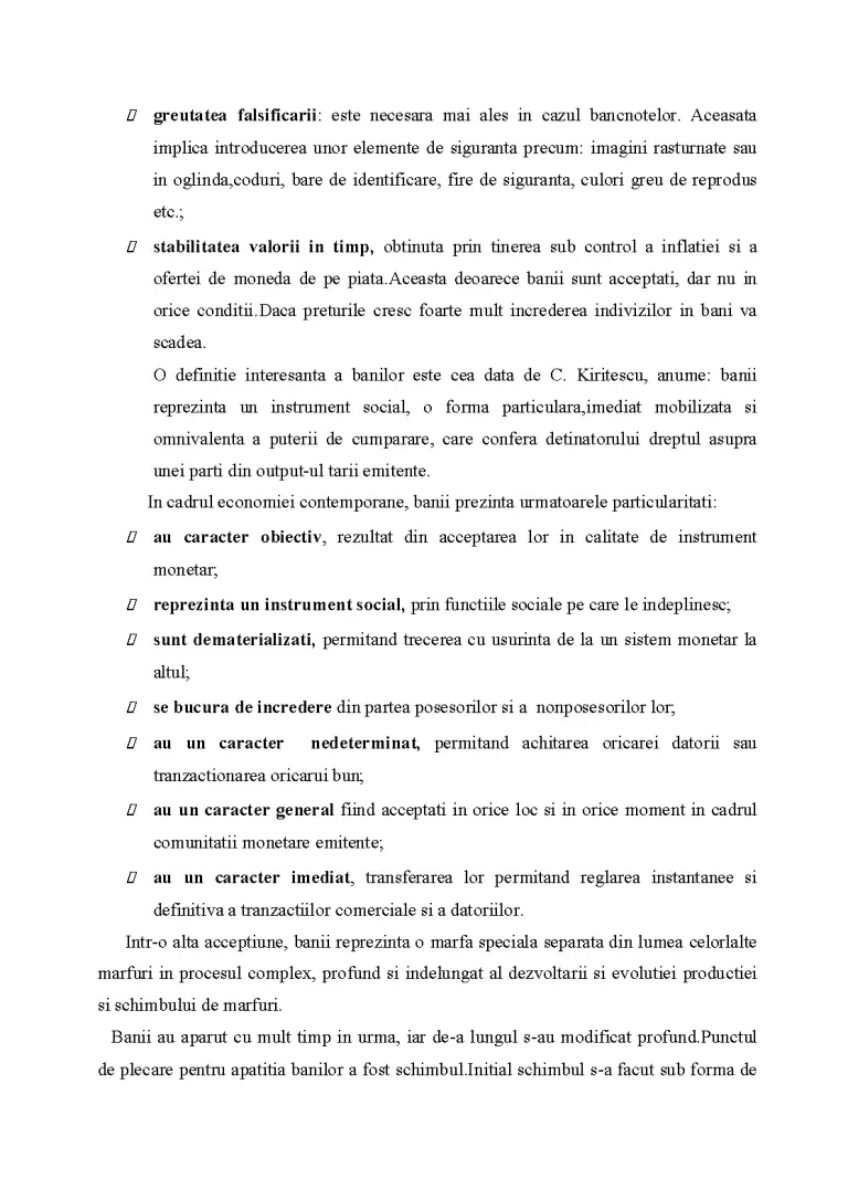 Formele și funcțiile banilor - Referat - Finanțe #156908 | RegieLive