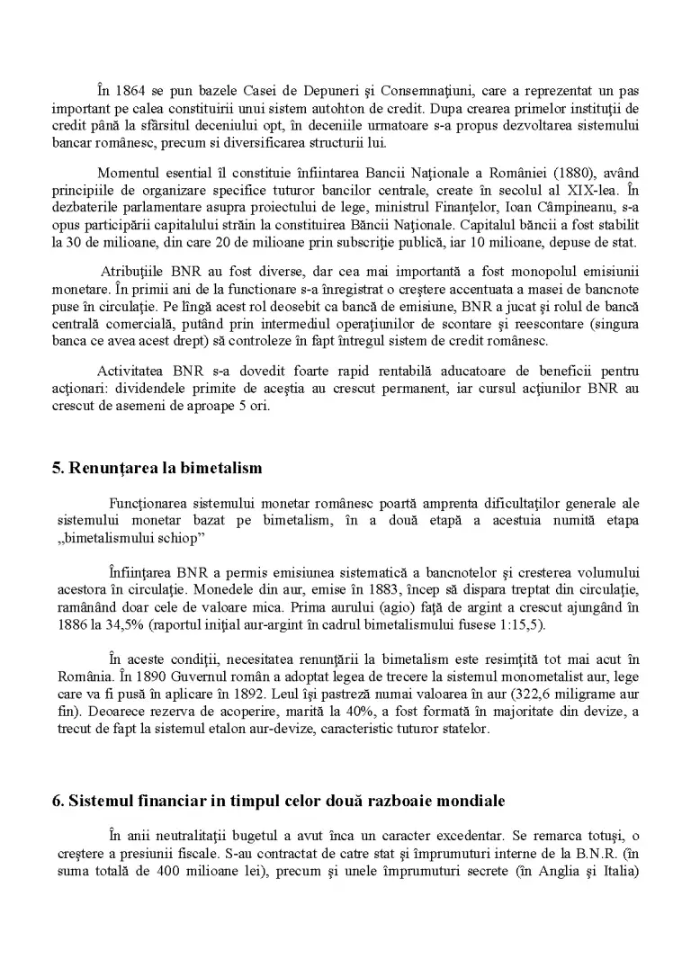 Evoluția monedei și a sistemului monetar românesc - Referat - Economie ...