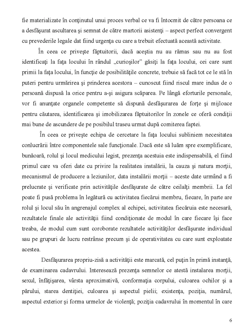 Metodologia Investigării Criminalistice a Omorului Săvârșit cu Arme ...