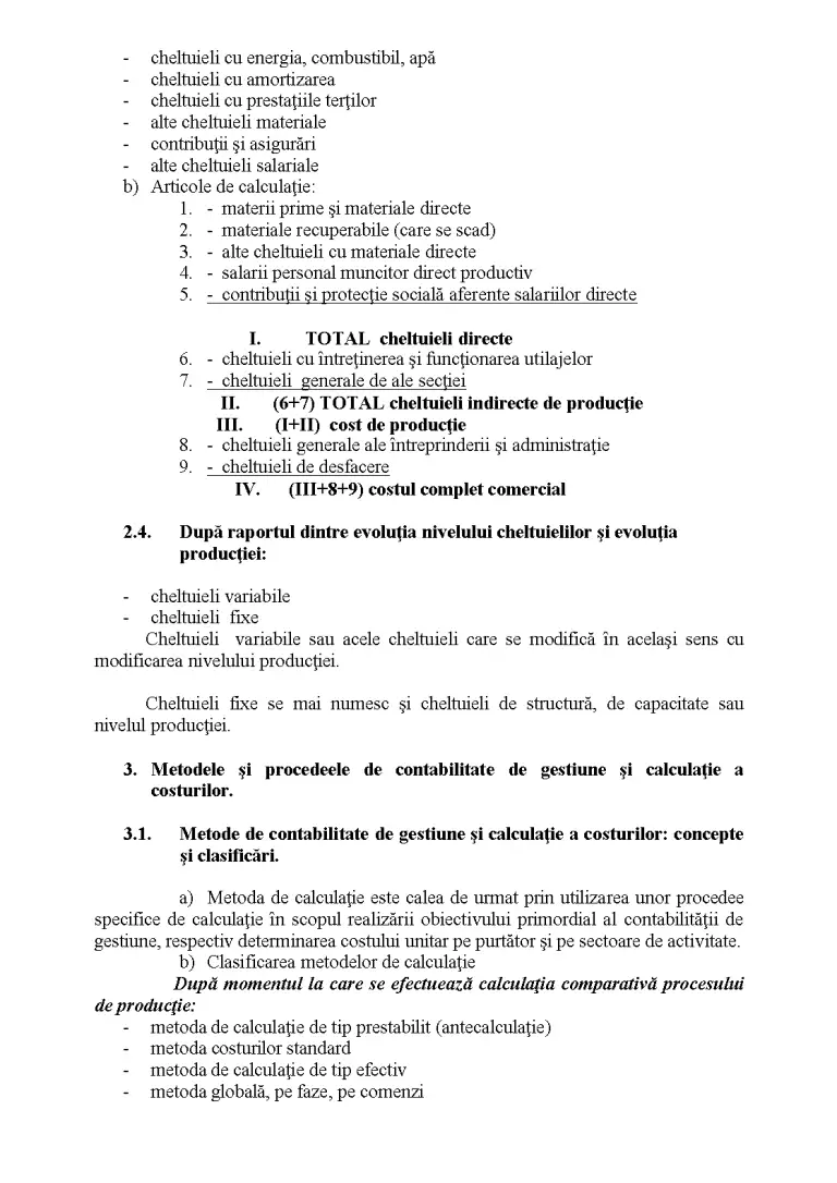 Contabilitate managerială - Referat - Contabilitate #15984 | RegieLive