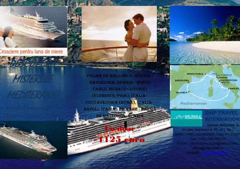 Croazieră - Descoperă Misterele Mediteranei - Proiect - Turism #161643 ...