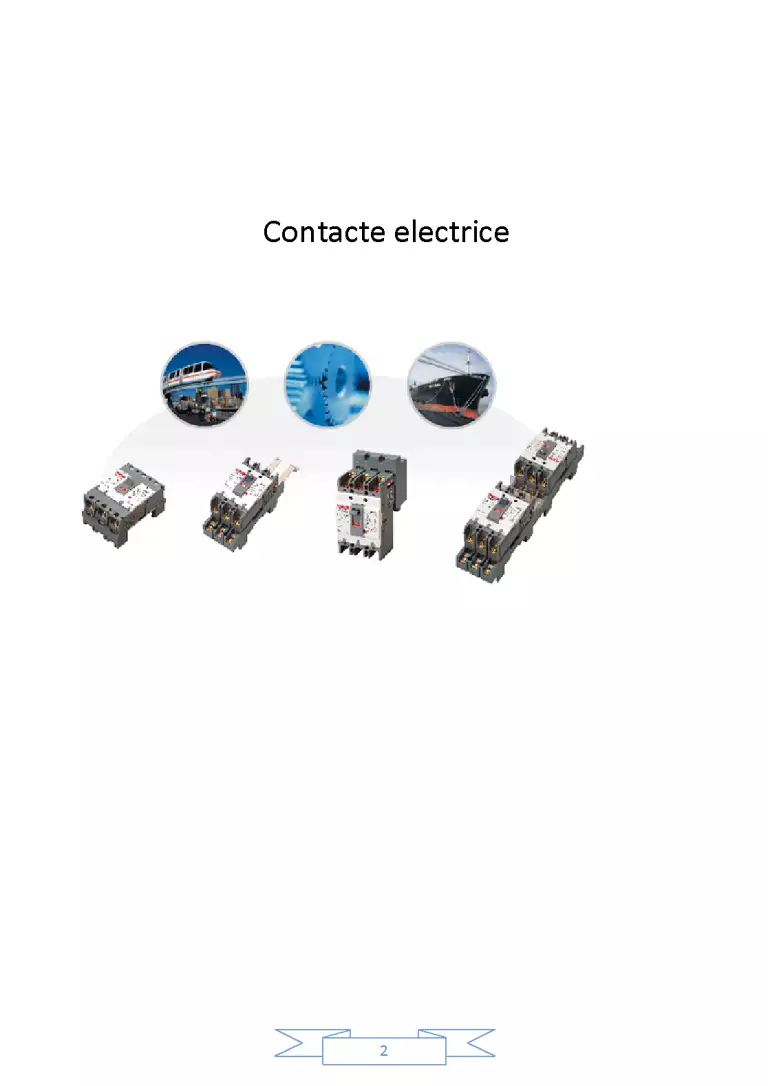 Contacte Electrice - Proiect - Electrotehnică #161730 | RegieLive